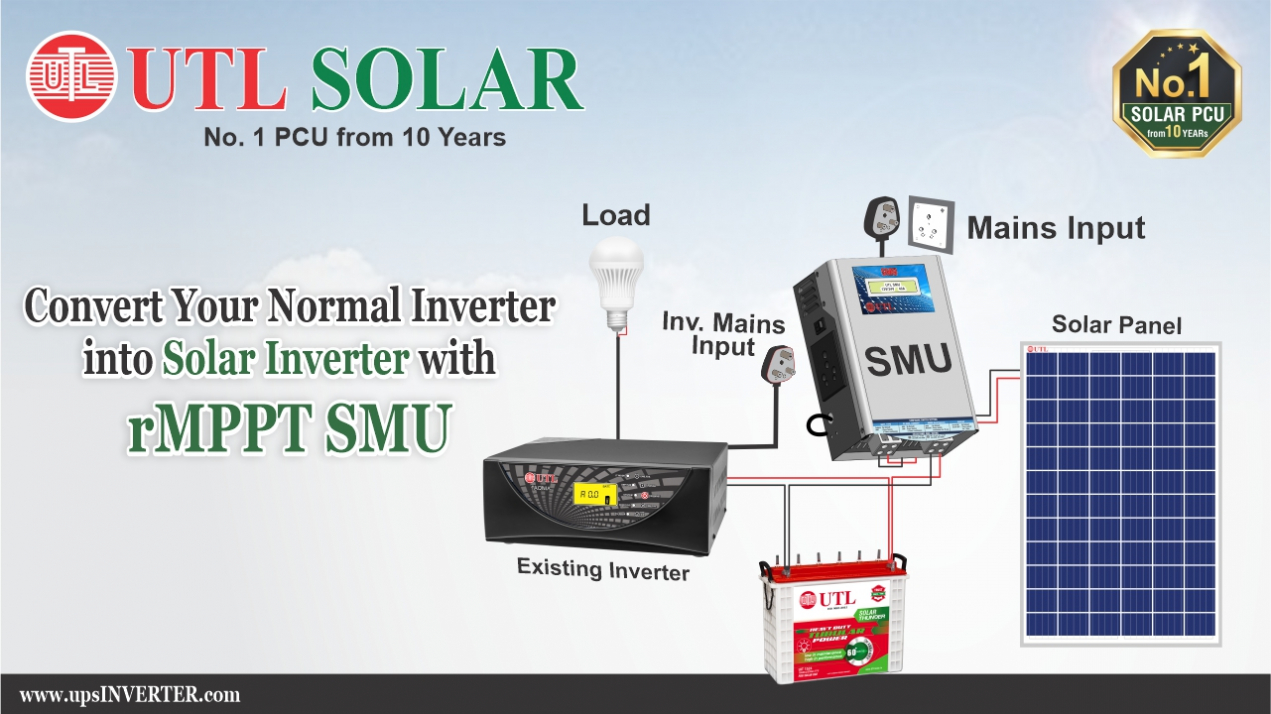 Convert Your Normal Inverter into Solar Inverter with rMPPT SMU Convert Your Normal Inverter into Solar Inverter with rMPPT SMU
